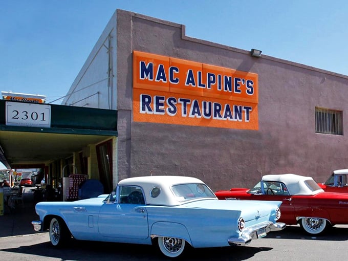 Classic chrome and turquoise transport you straight back to sock hops and malt shop memories.