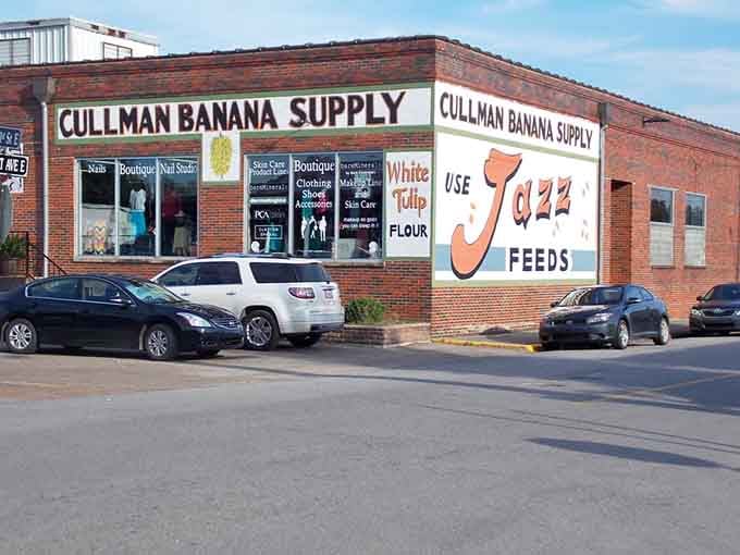 Cullman's vintage signage brings back memories when stores had personality and bananas came with their own supply shop.