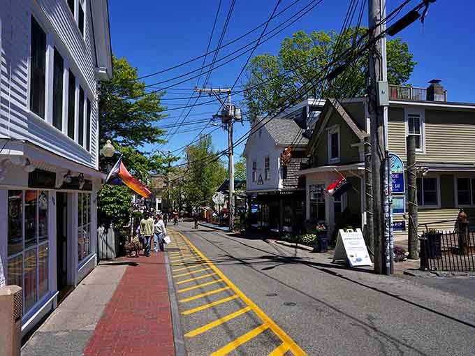 Colorful flags flutter above bustling streets where every shop seems to invite you in for just one more browse.