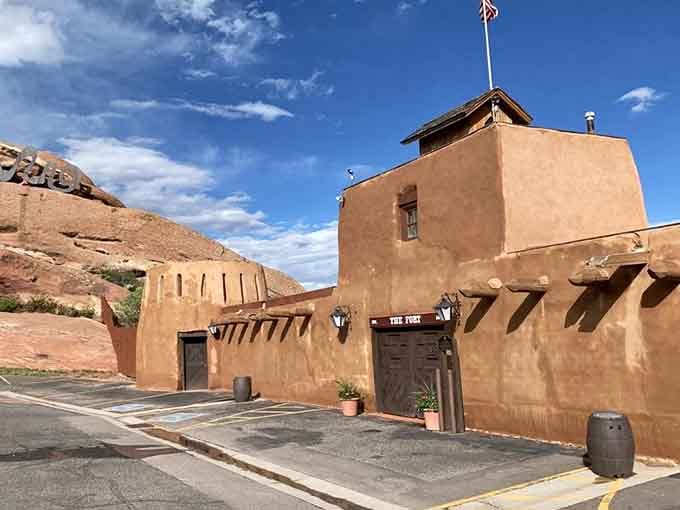 The Fort's stunning adobe architecture sits beautifully against the Colorado landscape, creating a perfect blend of history and natural beauty.