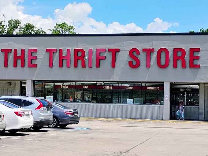 The clean white facade and clearly labeled departments make finding exactly what you need refreshingly simple and quick.