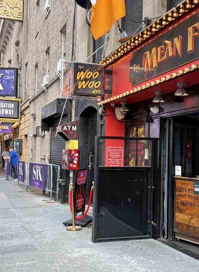 That glowing entrance beckons like a tropical vacation, complete with private rooms for unleashing your best Sinatra impression.
