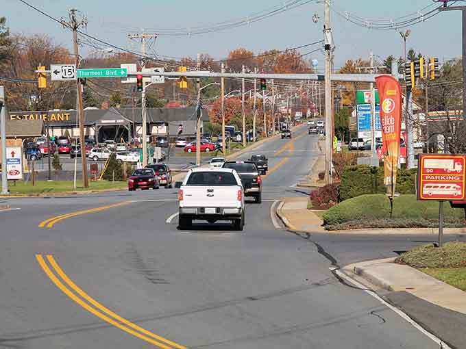 Rolling hills frame busy thoroughfares where suburban convenience meets small-town accessibility and everything you need stays wonderfully close by.
