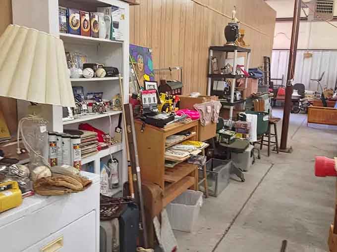 Inside this treasure trove, vintage lamps and curiosities create vignettes worthy of any antique lover's Instagram.