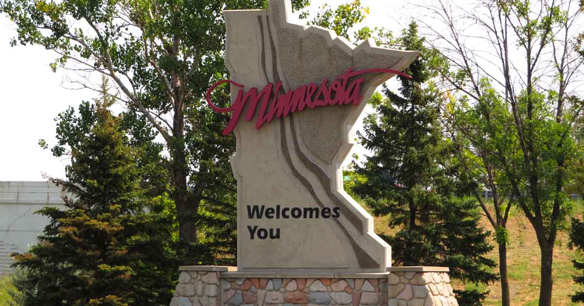 Mesota Sign The Most Beautiful Sight In America Is Actually A Road Sign In Minnesota