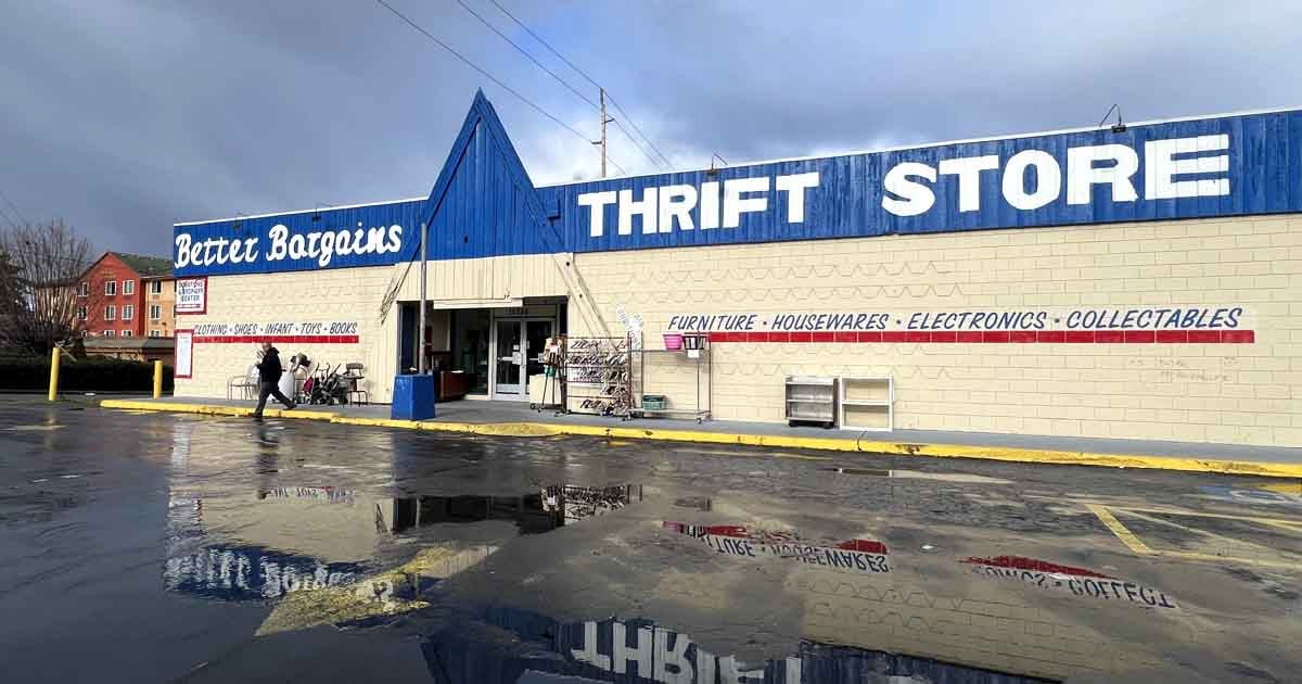 The Unbelievably Cheap Thrift Store In Oregon That Lets You Stuff A ...