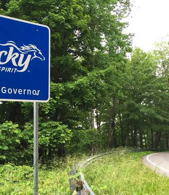 beautiful road sign kentucky ftr