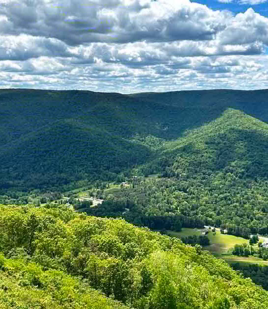 breathtaking overlook pennsylvania mountains ftr