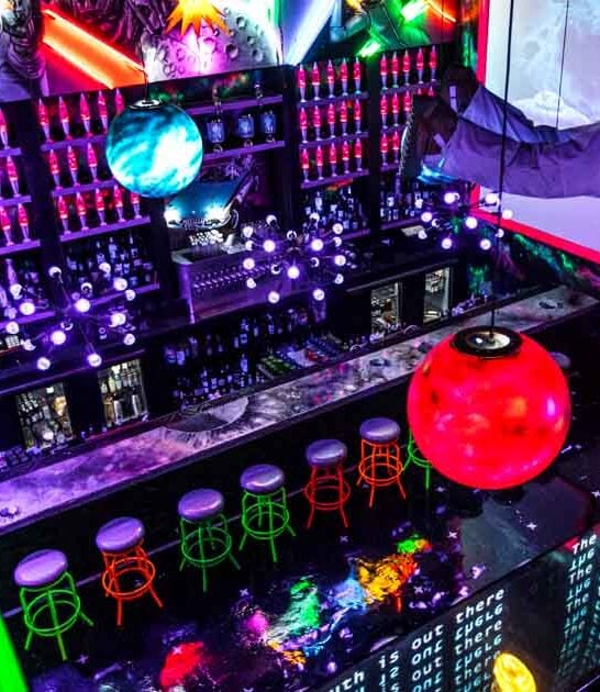 cocktails glow texas bar ftr