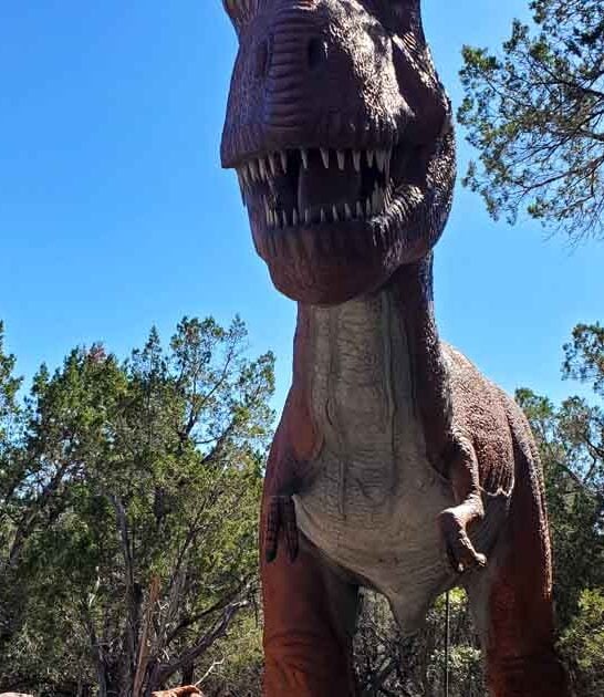 dinosaurs outdoor museum texas ftr