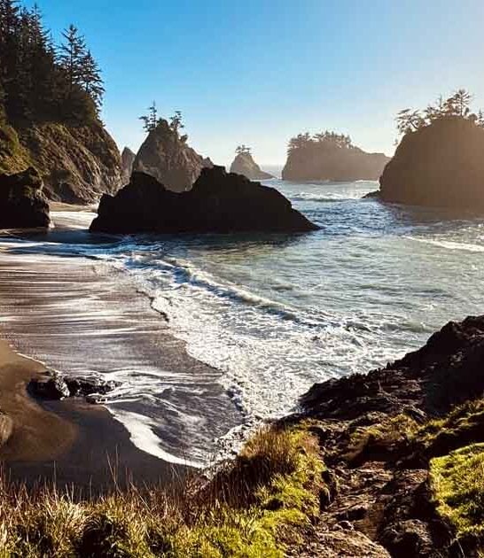 dreamy secluded beach oregon ftr