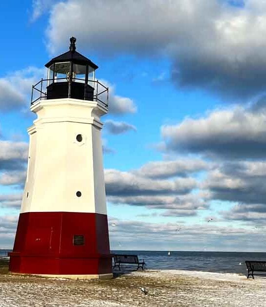 enchanting ohio lighthouses painting ftr