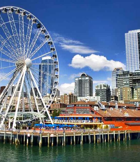 You Can Dine Inside A Ferris Wheel Gondola At This Magical Waterfront Restaurant In Washington