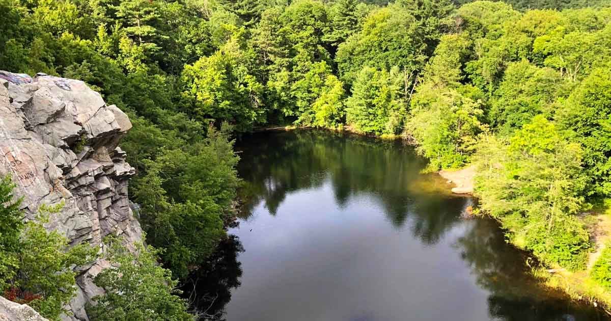 The Ancient Granite Formation Deep In This Massachusetts Forest Will ...