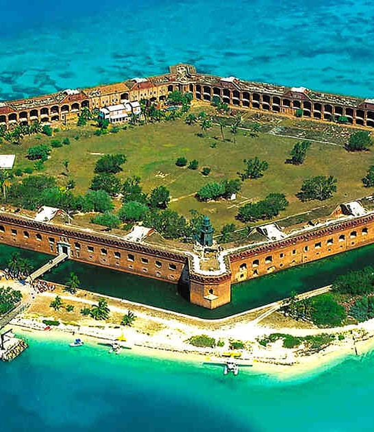 You Won&rsquo;t Believe This Massive Brick Fortress Floating In The Middle Of Florida&rsquo;s Gulf Waters