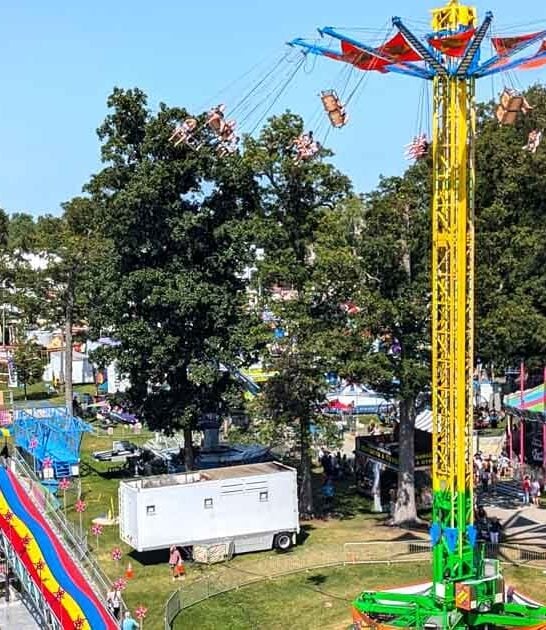 massive wooden grandstand ohio ftr