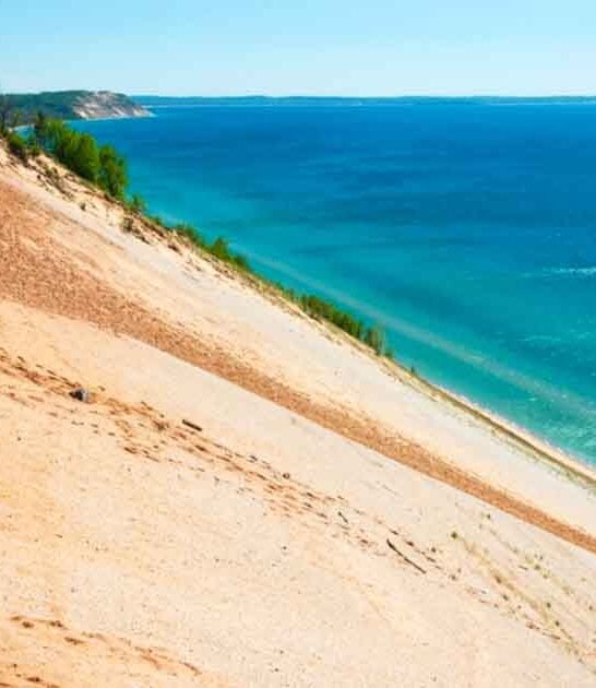 michigan adventure dune hike ftr