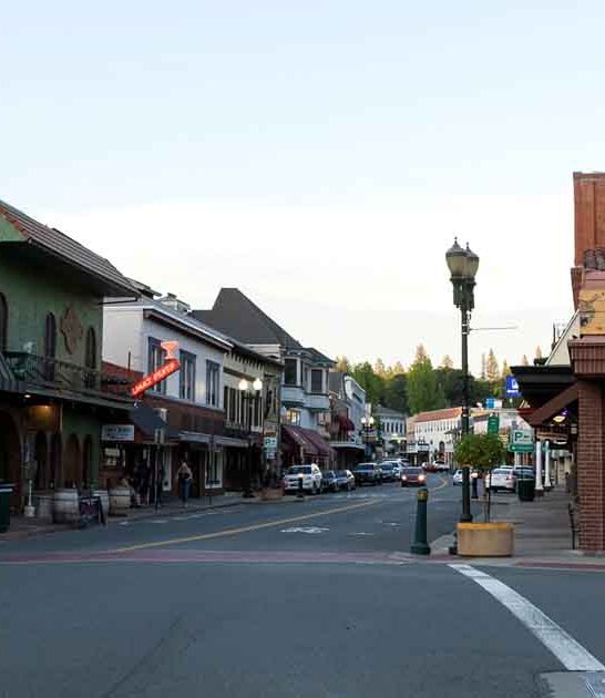 peaceful mountain california town ftr