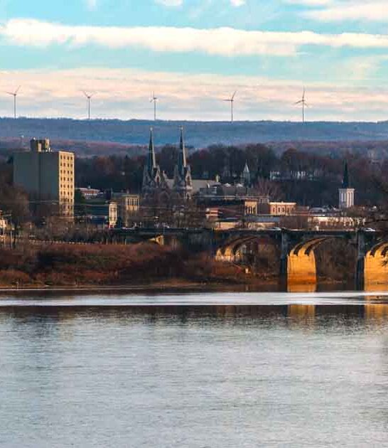 pennsylvania river town frozen ftr