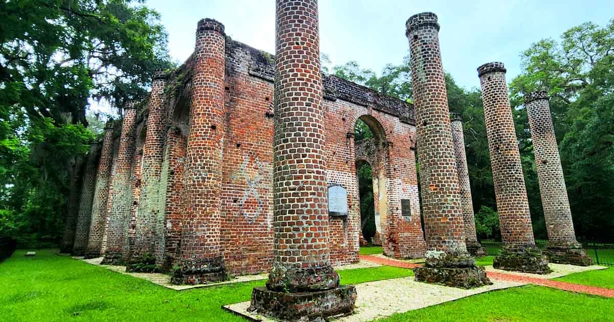 This Centuries-Old Burned Church Deep In South Carolina Is The Most ...