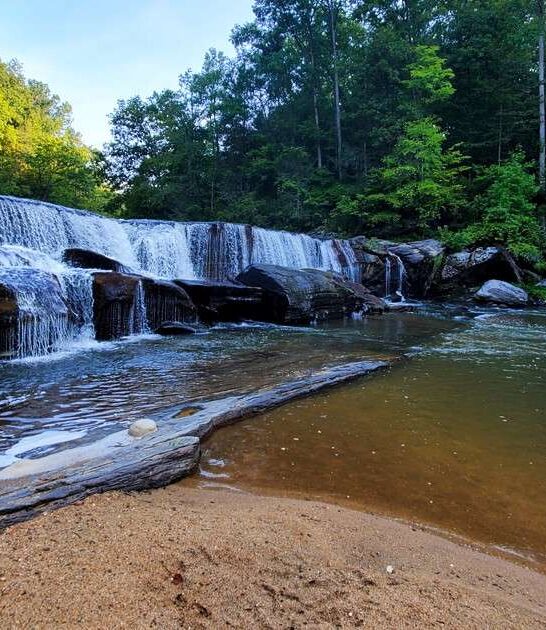 south carolina forest waterfall ftr