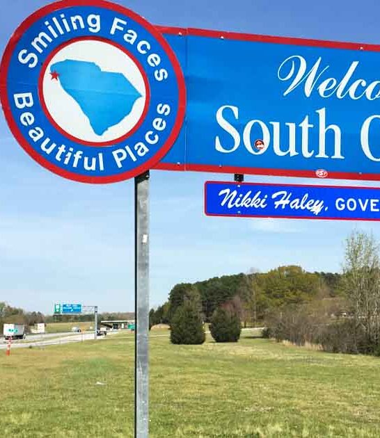 south carolina sign highway ftr