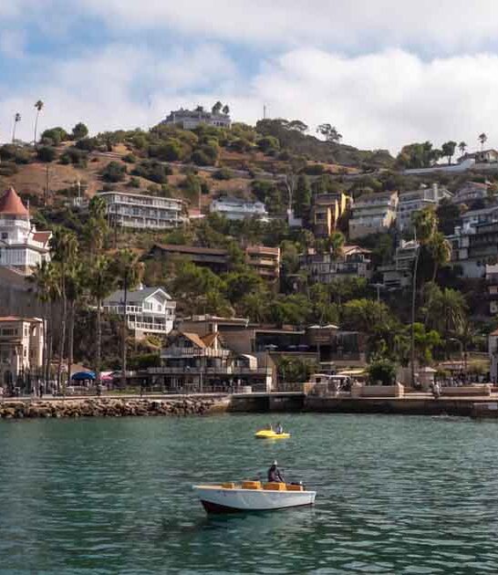 stunning california town postcard ftr
