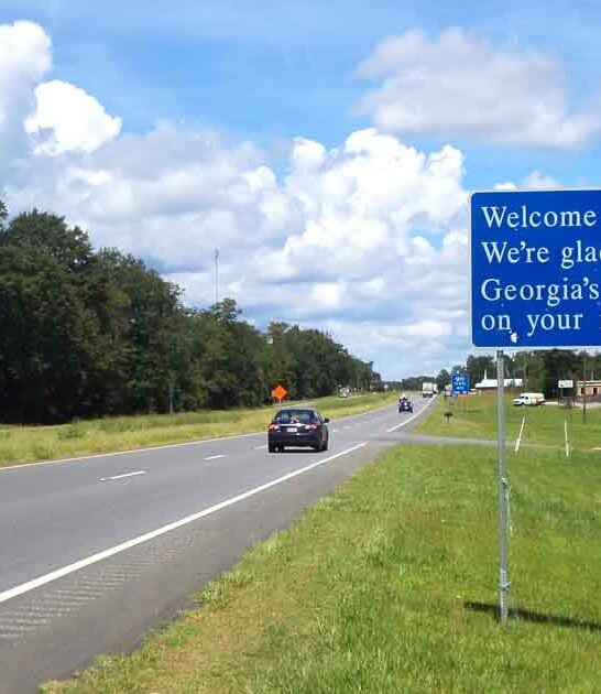 welcome georgia sign highway ftr