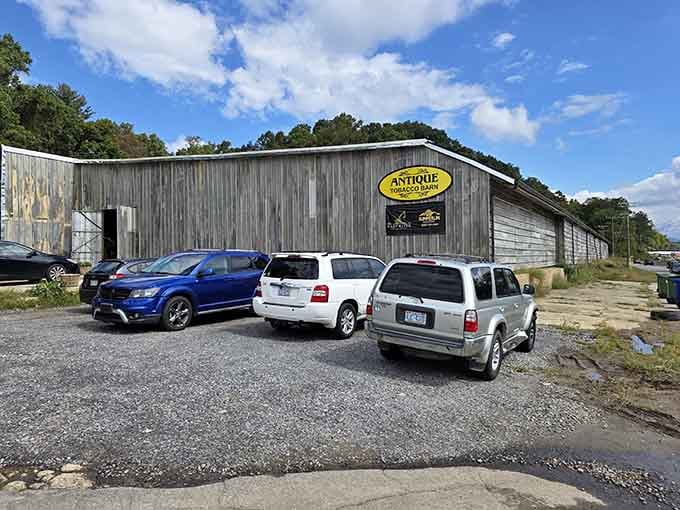 The weathered metal exterior isn't trying to impress anyone, which is exactly why it's so impressive.