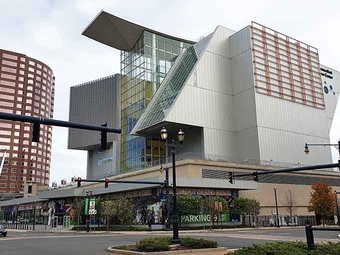 Modern architecture meets scientific wonder in downtown Hartford, where curiosity gets its own stunning home.