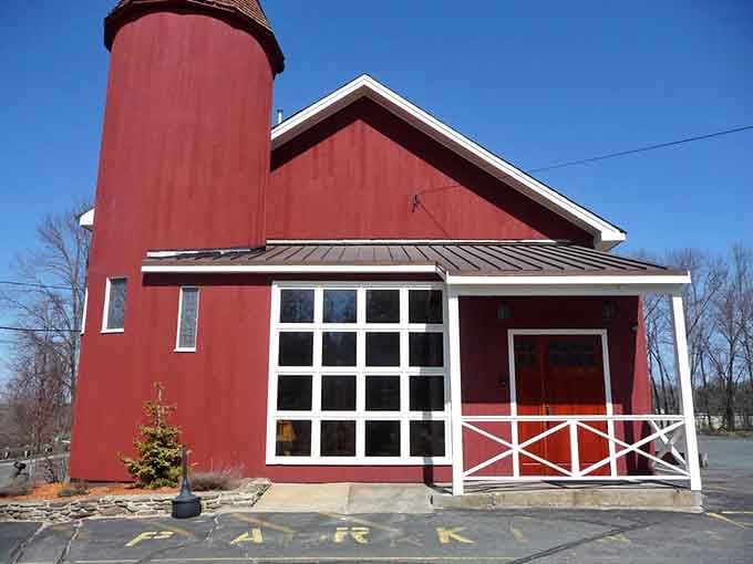 That classic red barn exterior isn't just for show; it's been welcoming hungry diners since before your great-grandparents were born.