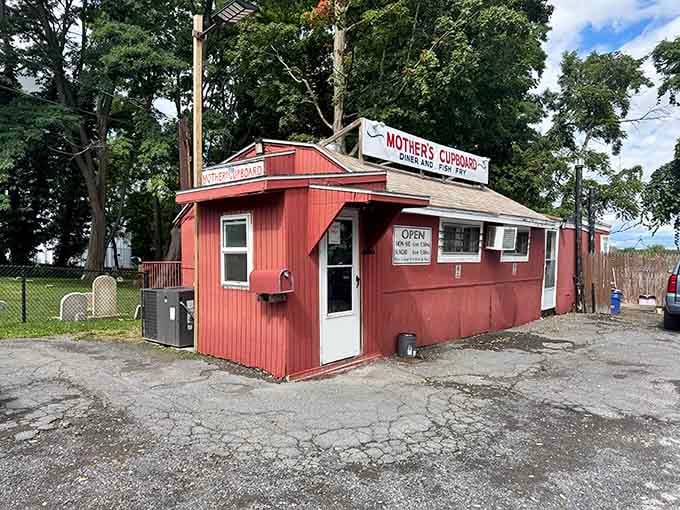 Beauty pageants have taught us nothing: this weathered red shack holds legendary breakfast treasures inside.
