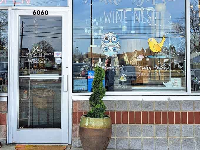 That cheerful little birdie on the sign knows exactly what's waiting for you inside this Parma treasure.