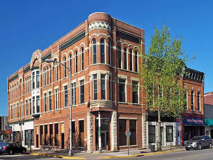 Historic brick buildings that have stories to tell, if only walls could talk over coffee.