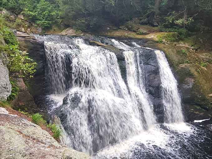 The main cascade at Doane's Falls puts on a show that'll make your Instagram followers actually stop scrolling.