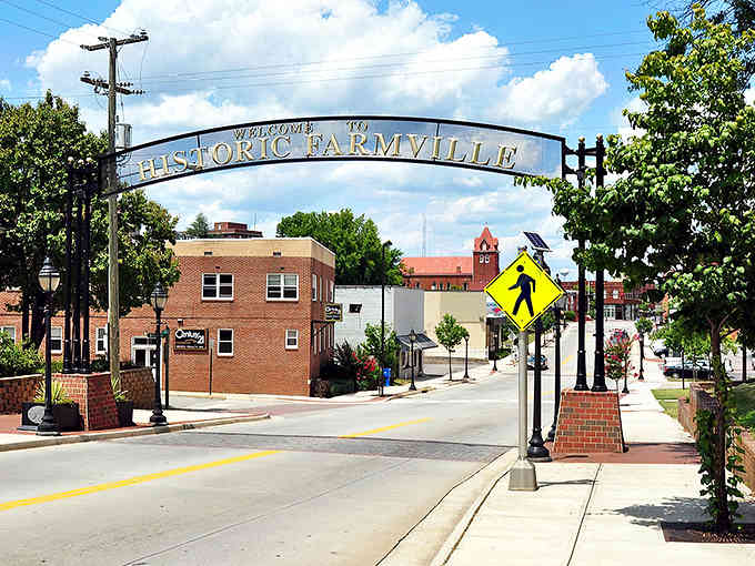 That welcoming arch isn't just signage, it's a promise that life really does move differently here.