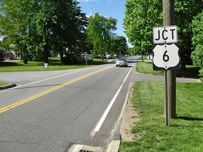 Route 169 unfolds before you like a promise the state of Connecticut actually kept.