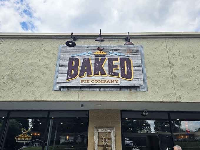 When a pie company puts their name up this proudly, you know they've got the goods to back it up.