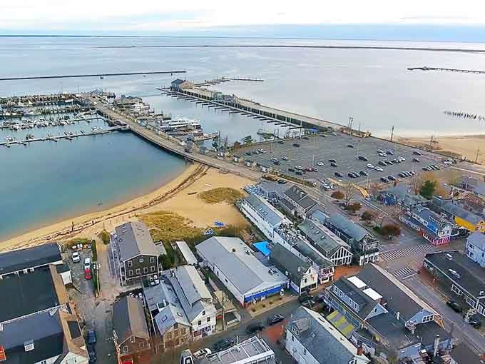 The harbor view that makes you understand why people never quite manage to leave Provincetown for good.
