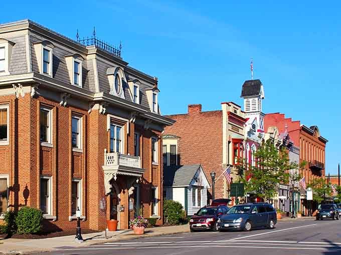 Historic downtown Medina looks like someone built a time machine and decided the destination should be "charming."