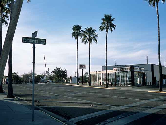 Commerce Street captures Harlingen's unhurried pace perfectly, where palm trees outnumber traffic jams and parking is actually, shockingly free.