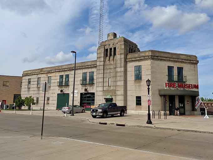 The grand architecture tells stories of bravery before you even step inside this magnificent tribute to Cleveland's smoke-eaters.