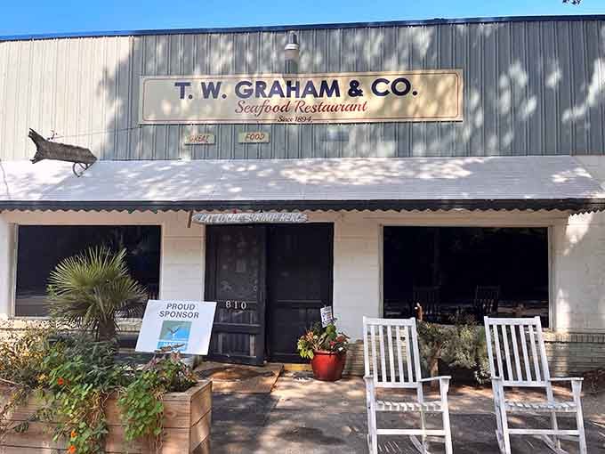That metal building might not look fancy, but inside waits some of the freshest seafood on the Carolina coast.