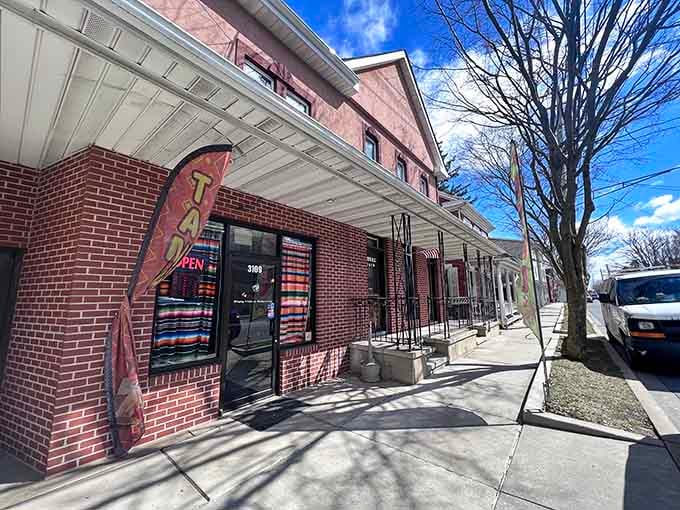 That cheerful brick storefront on Main Street is hiding some of Maryland's most authentic Mexican flavors inside.