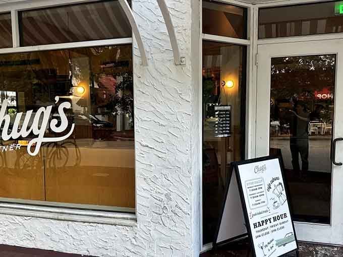 That classic diner storefront is calling your name louder than your alarm clock on Monday morning.