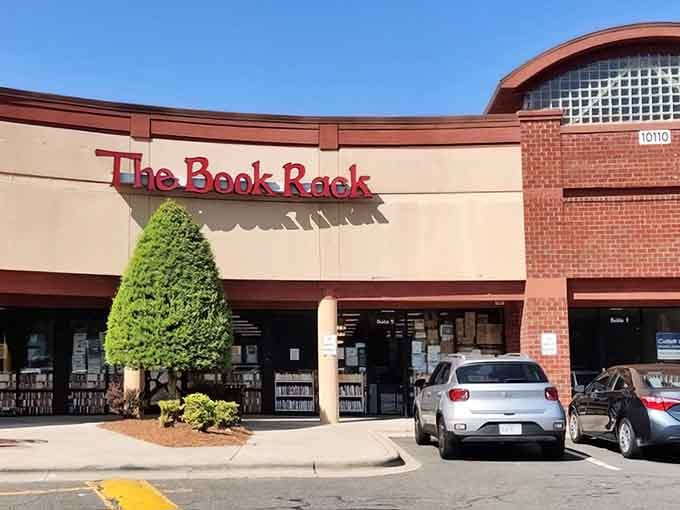 Those cheerful crimson letters against blue Carolina sky spell paradise for anyone who's ever lost track of time in a bookstore.
