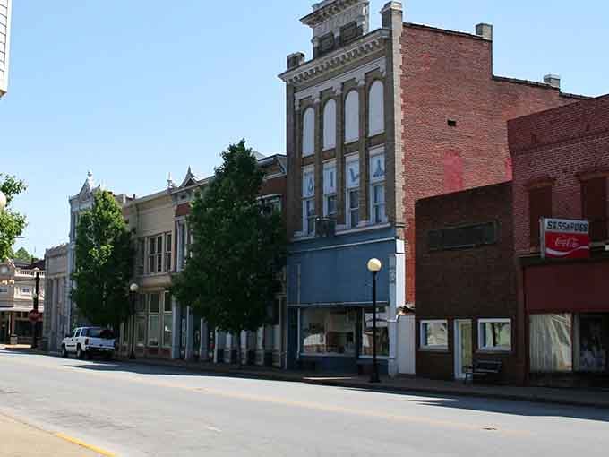 This Main Street looks like someone lovingly preserved a slice of 19th-century America and forgot to add the crowds.