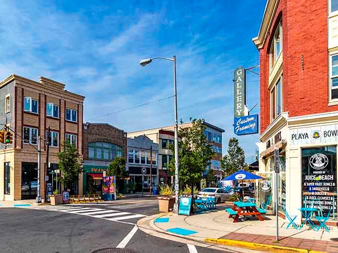 Downtown Asbury Park blends vintage storefronts with modern energy, creating a streetscape that feels authentically Jersey cool.