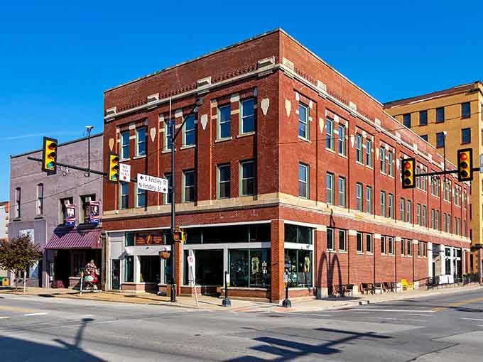 These brick beauties along Mahoning Street prove small-town Pennsylvania knows how to build things that last generations.