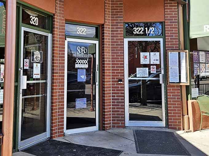Those unassuming storefronts hide one of Colorado Springs' best-kept secrets: books, wine, and pizza under one roof.